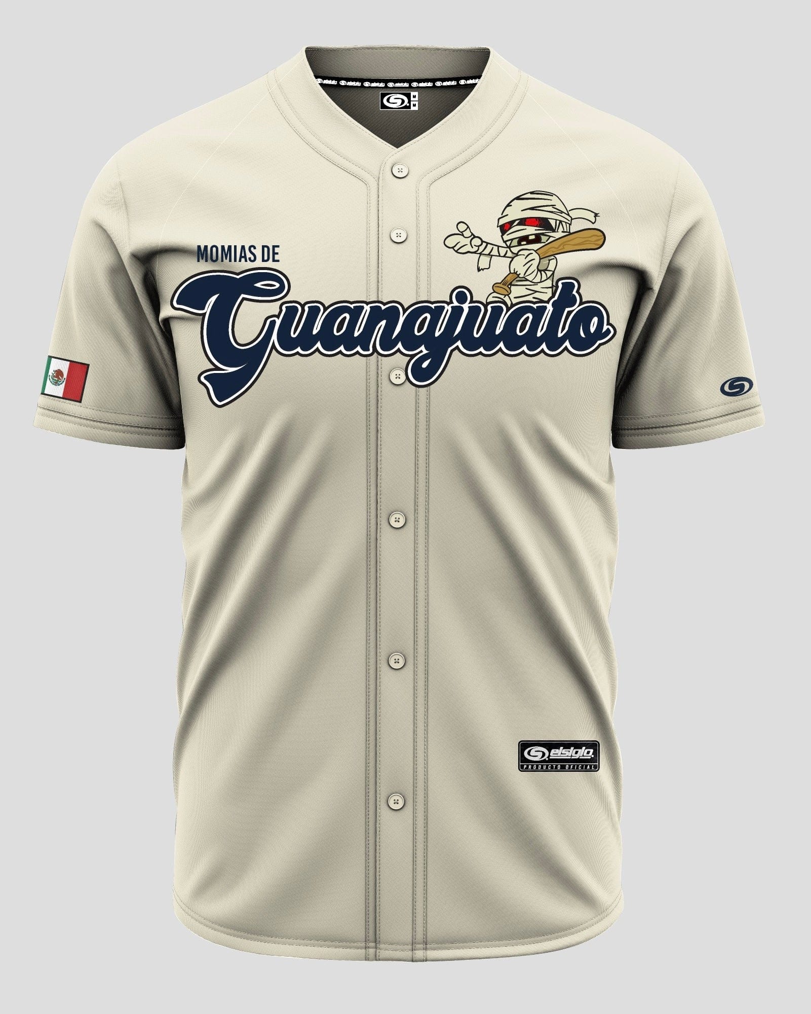 (BEIGE) momias de GUANAJUATO jersey – BeisbolMXShop